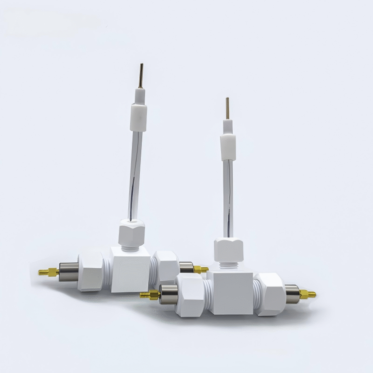 Swagelok Simulated battery mold / three-electrode setup / silver ...